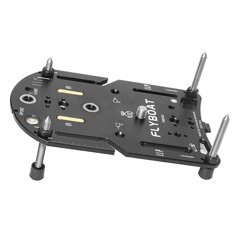 FLYBOAT The Flat Tripod Base for Low Angles and Tight Spaces That Trad ...